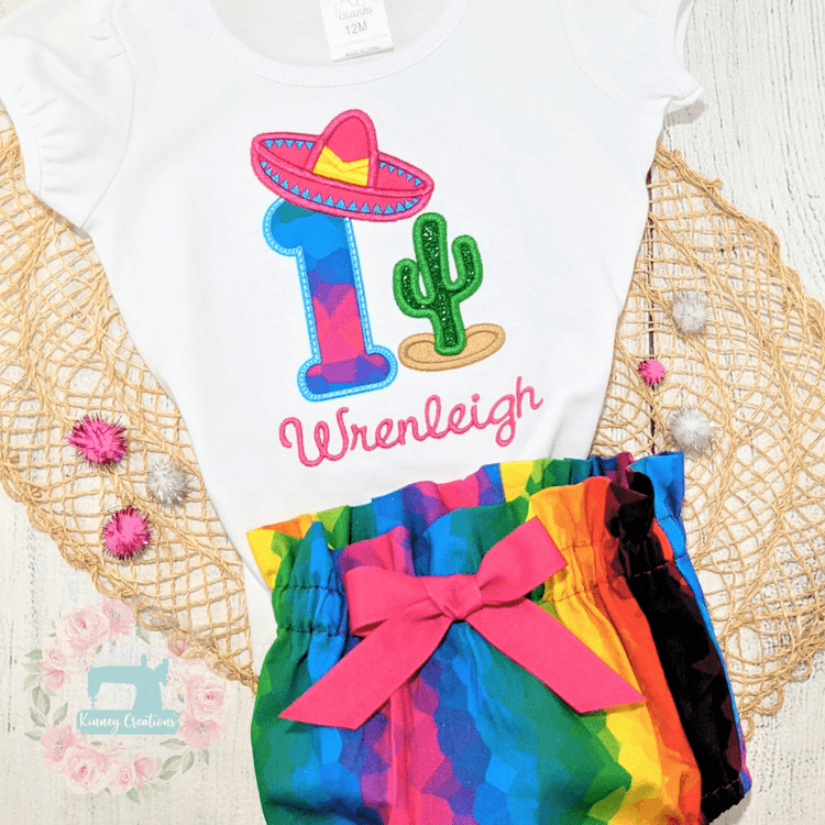 first fiesta birthday outfit girl – Kinney Creations